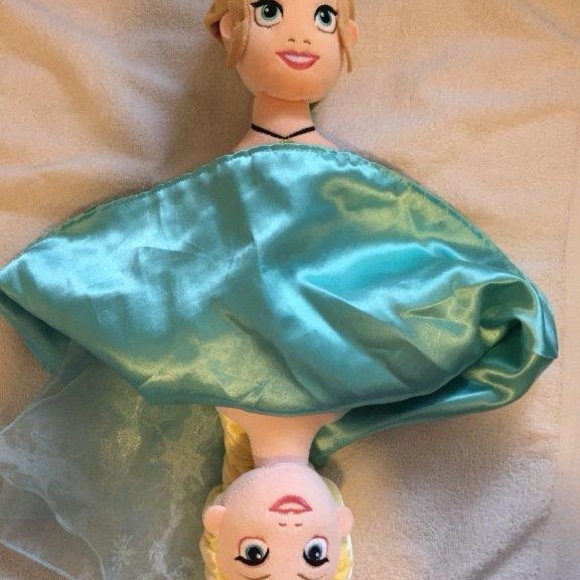 Disney | Toys | Disney Frozen Elsa Anna Flip Topsy Turvy Plush Doll ...
